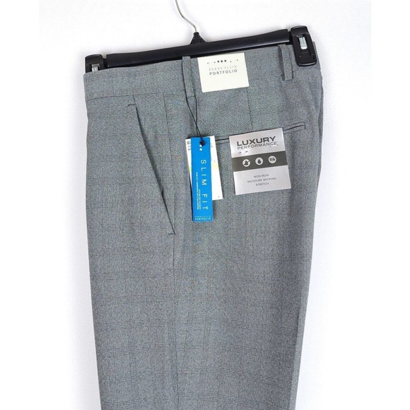 Perry Ellis | Pants | Perry Ellis Mens Slim Fit Stretch Dress Pants ...